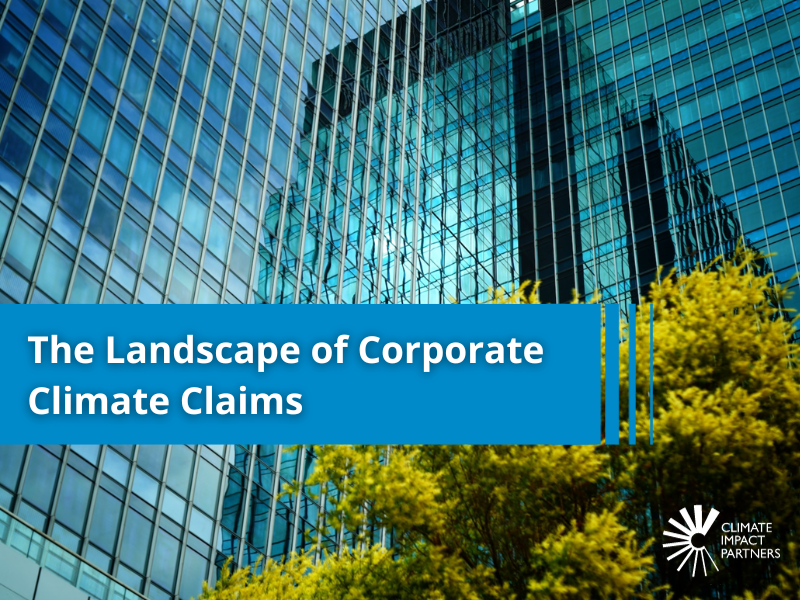 The Landscape of Corporate Climate Claims - ES Management
