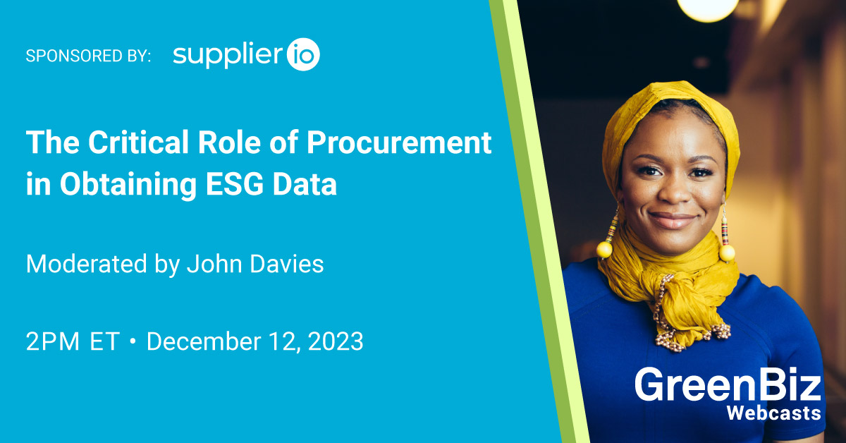 The Critical Role of Procurement in Obtaining ESG Data - ES Management